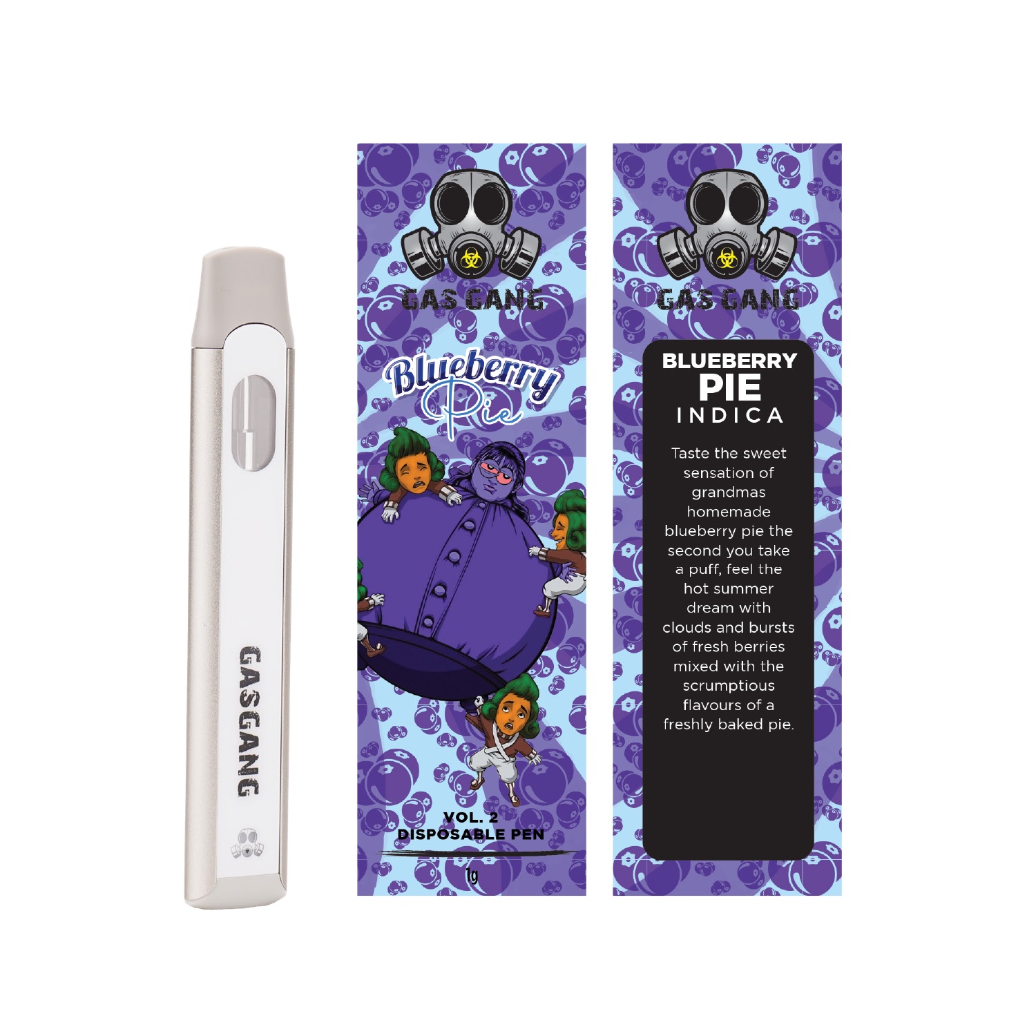 Buy Gas Gang – Blueberry Pie Disposable Pen (INDICA) Online - MMJ Express
