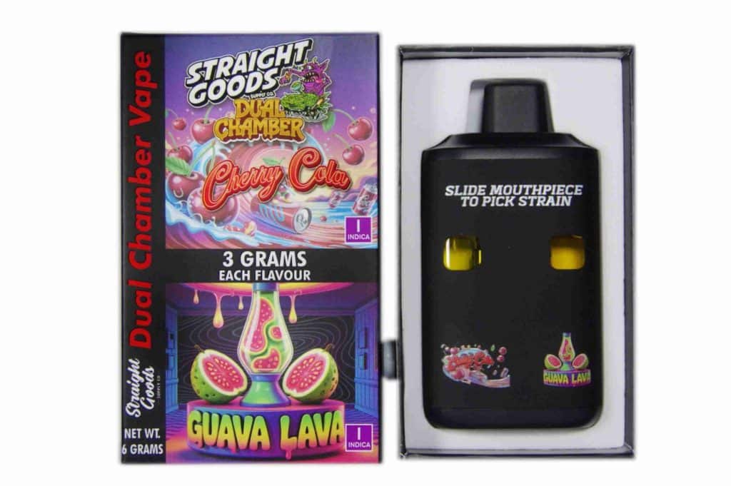 Buy Straight Goods - Dual Chamber Vape - Cherry Cola + Guava Lava (3 ...