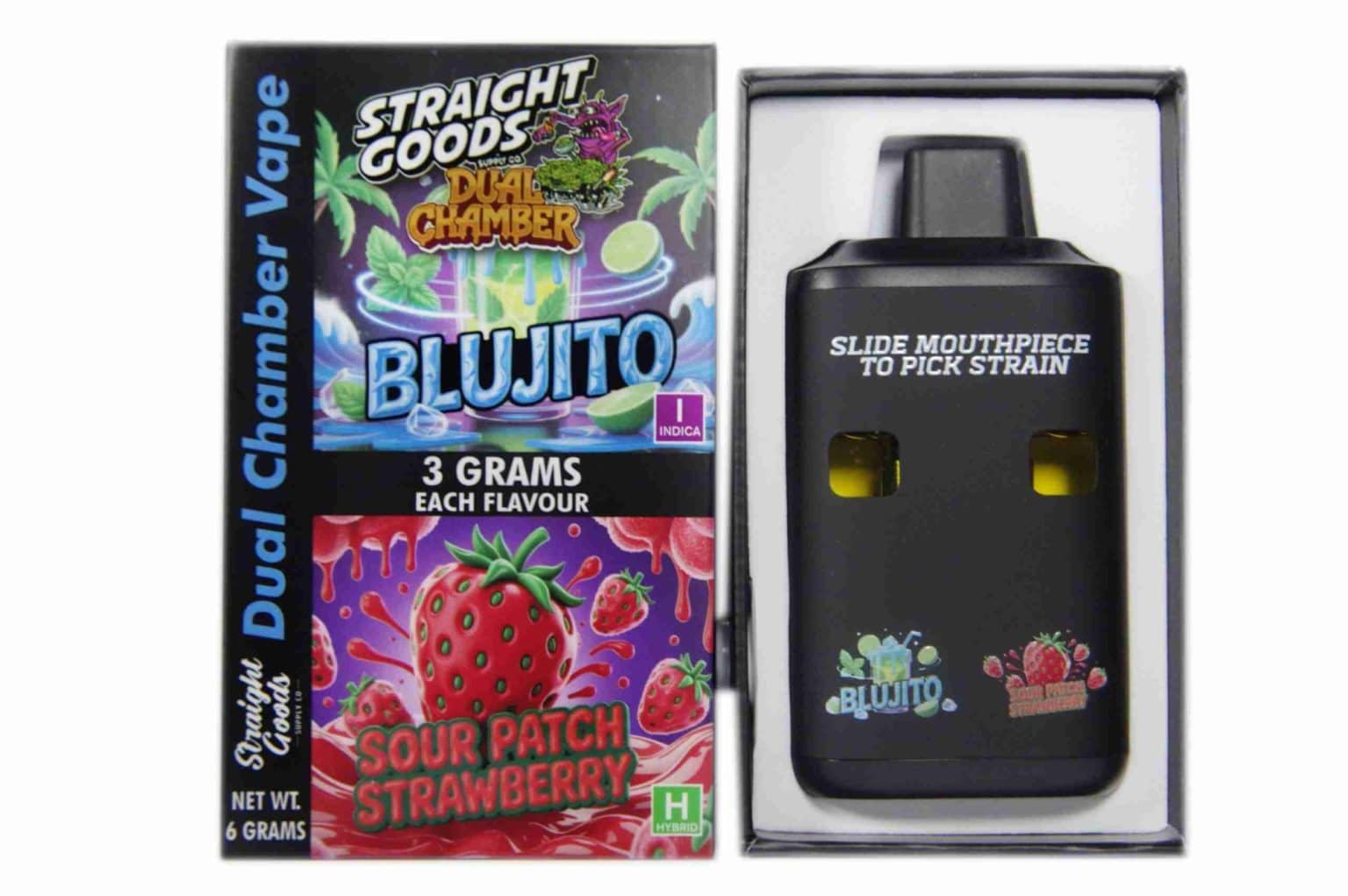 Buy Straight Goods - Dual Chamber Vape - Blujito + Sour Patch ...